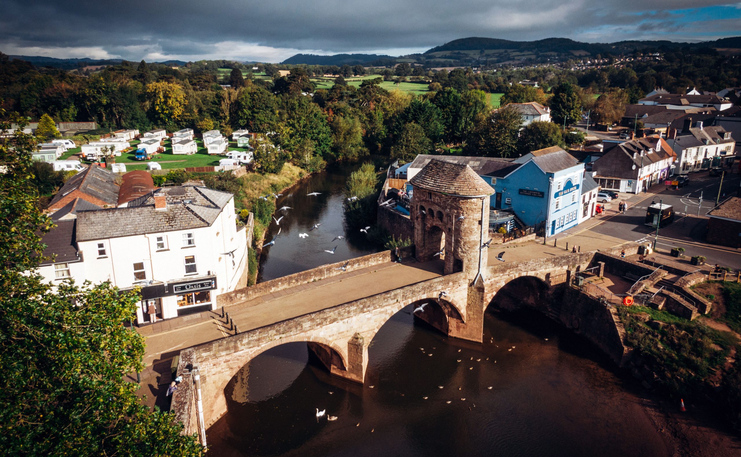 Monnow Bridge and Gate - National Trails